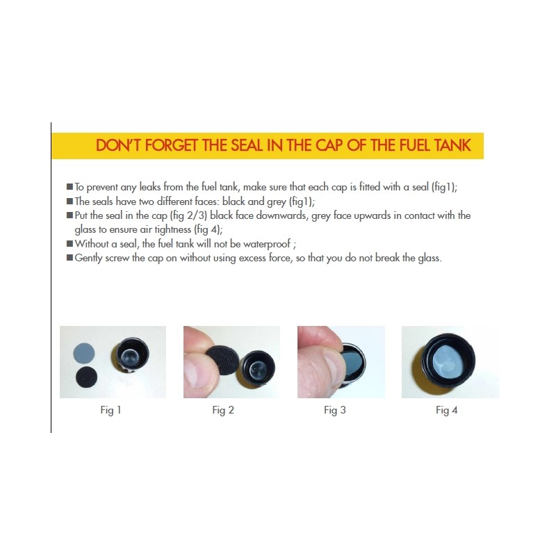 Spare Cap For Glass Tank HS Code 392350 Origin France