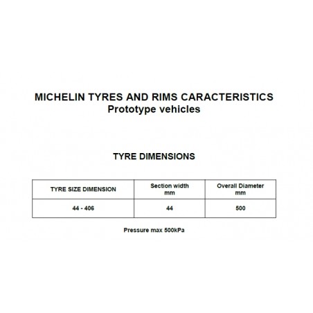 Michelin Tire - 44-406 - HS Code:401150 - Origin France